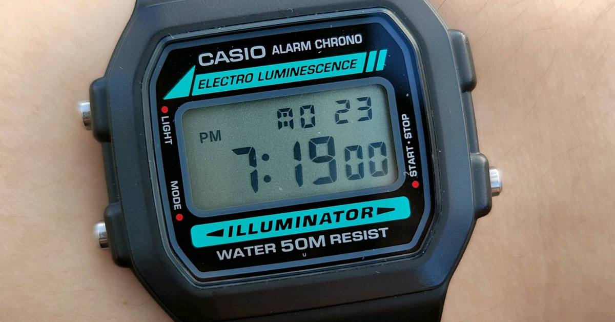Casio Digital Illuminator W-86 50m | WatchCrunch