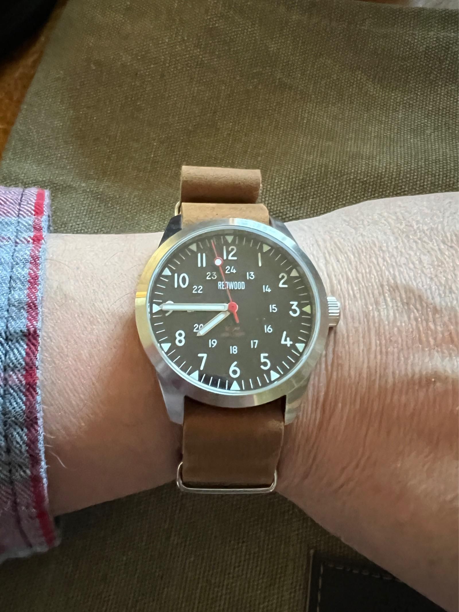 New Watch Day... a Canadian built field watch, the Redwood Kilroy ...