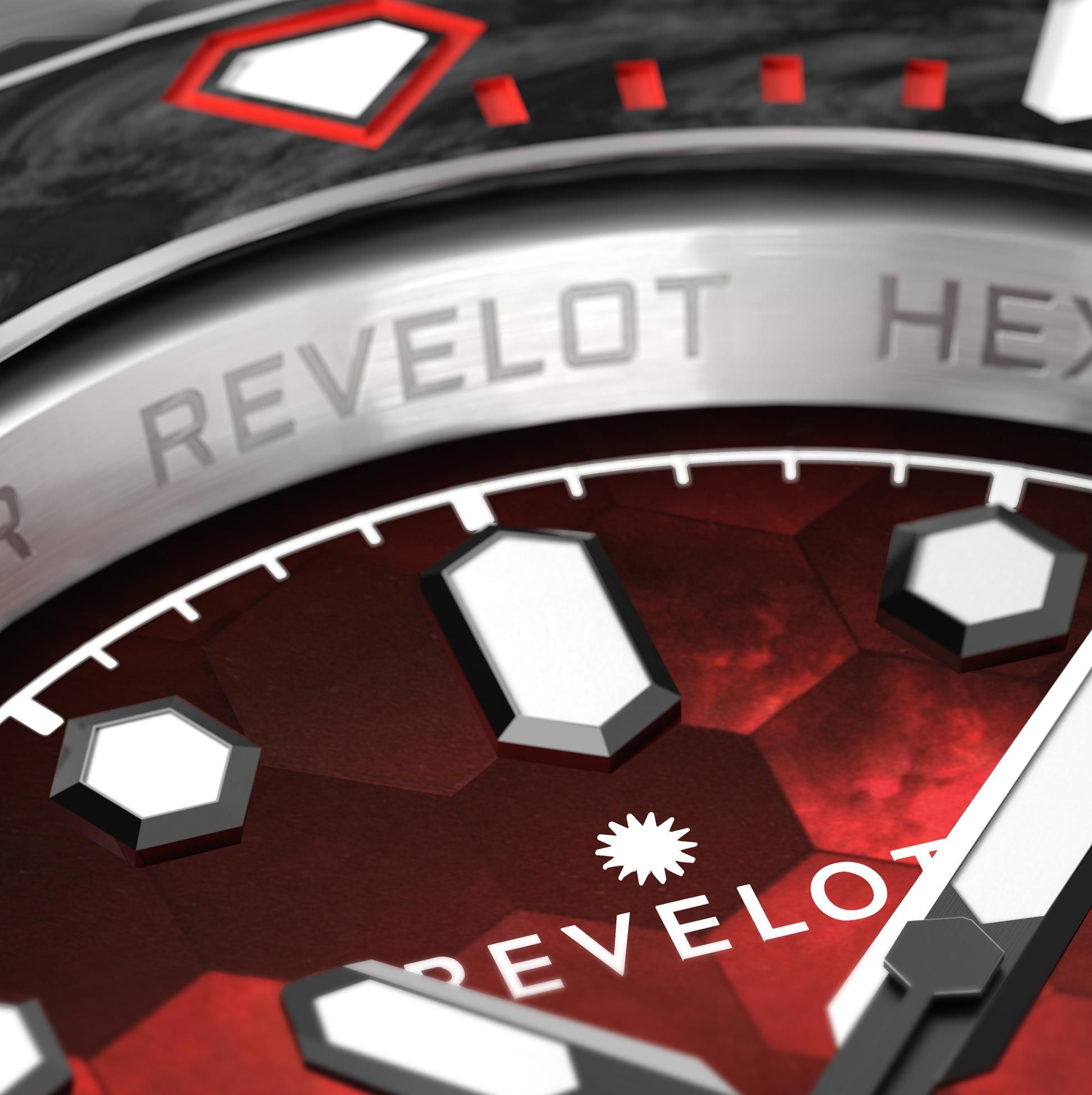 Fume Red Mosaic MOP on the Hexmariner V3 | WatchCrunch