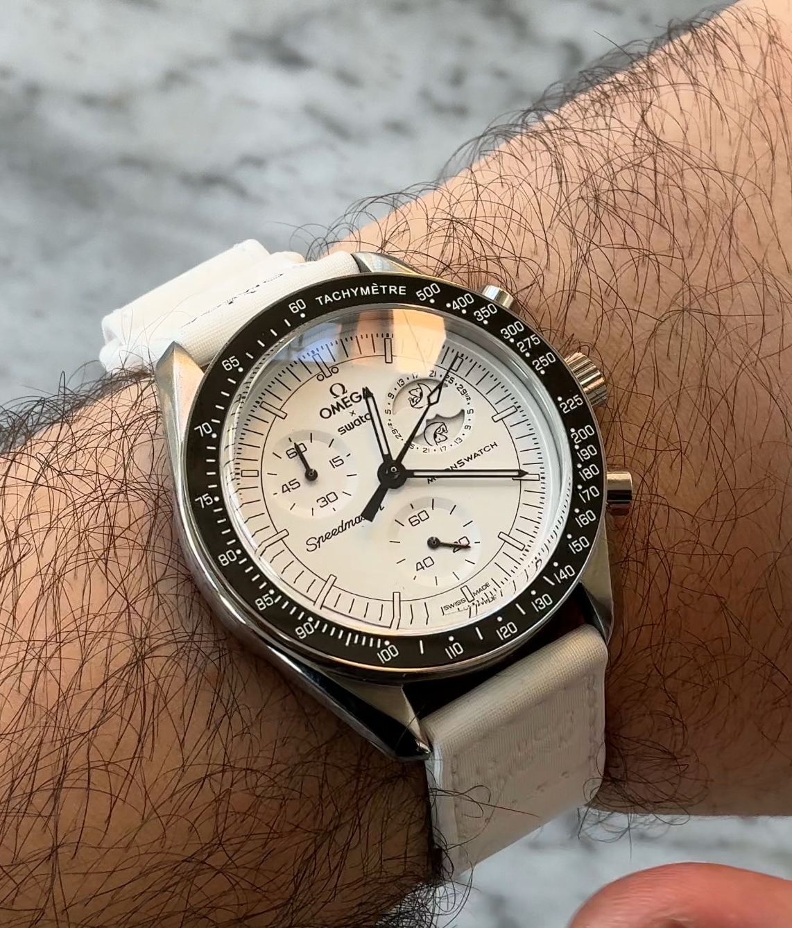 Omega x swatch MoonSwatch (Mission to the moonphase - full moon ...