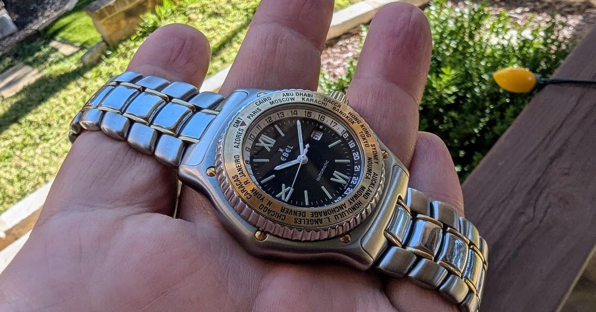 Pre-Owned Ebel Voyager World Time For Sale
