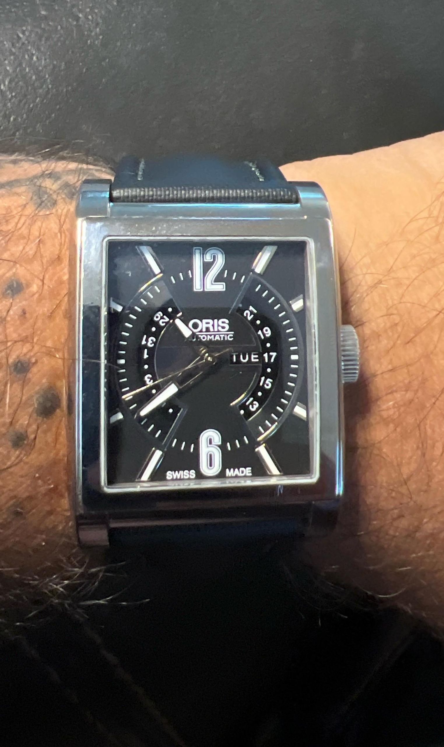 Oris Titan Rectangular Day-Date | WatchCrunch