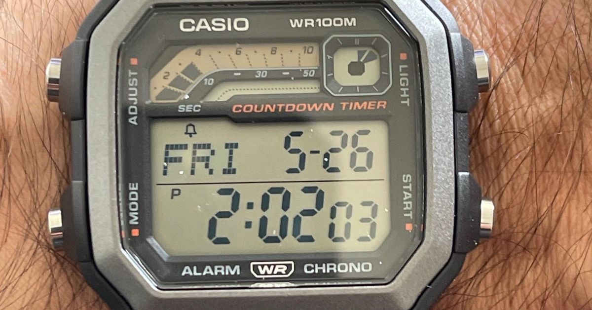 Casio WS1600H-1AV | WatchCrunch