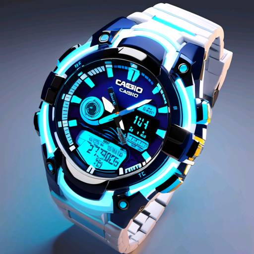 Halo/Tron cyberpunk Casio AI rendering | WatchCrunch
