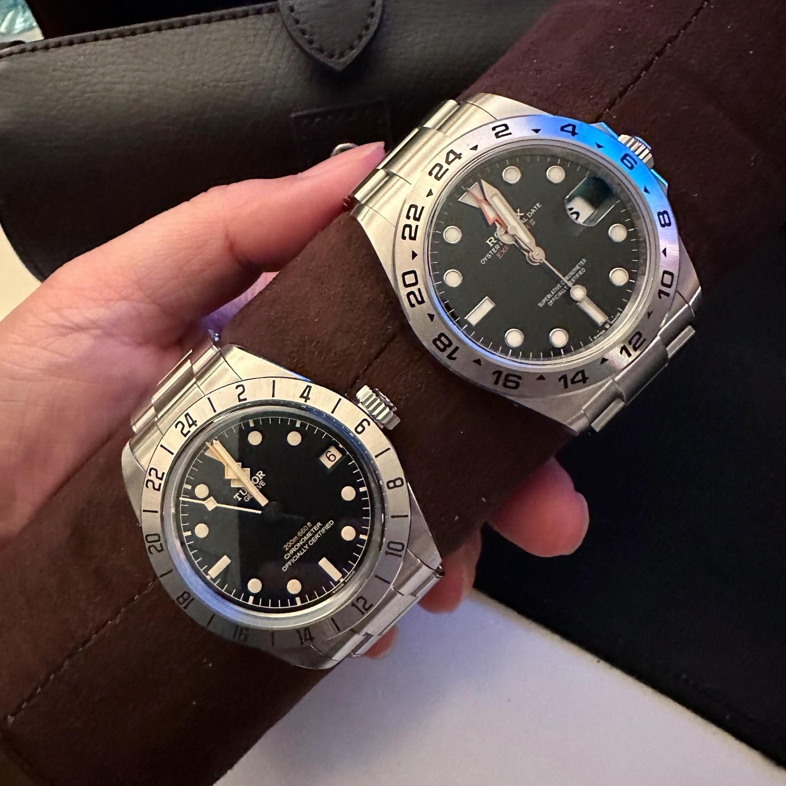 Tudor Black Bay Pro vs Rolex Explorer II | WatchCrunch