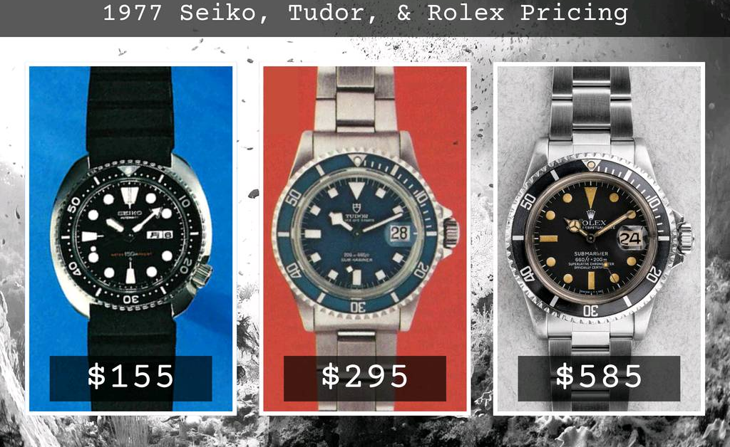 Watches of Espionage article on the Mil-Spec Seiko Turtle 6309 vs Tudor ...