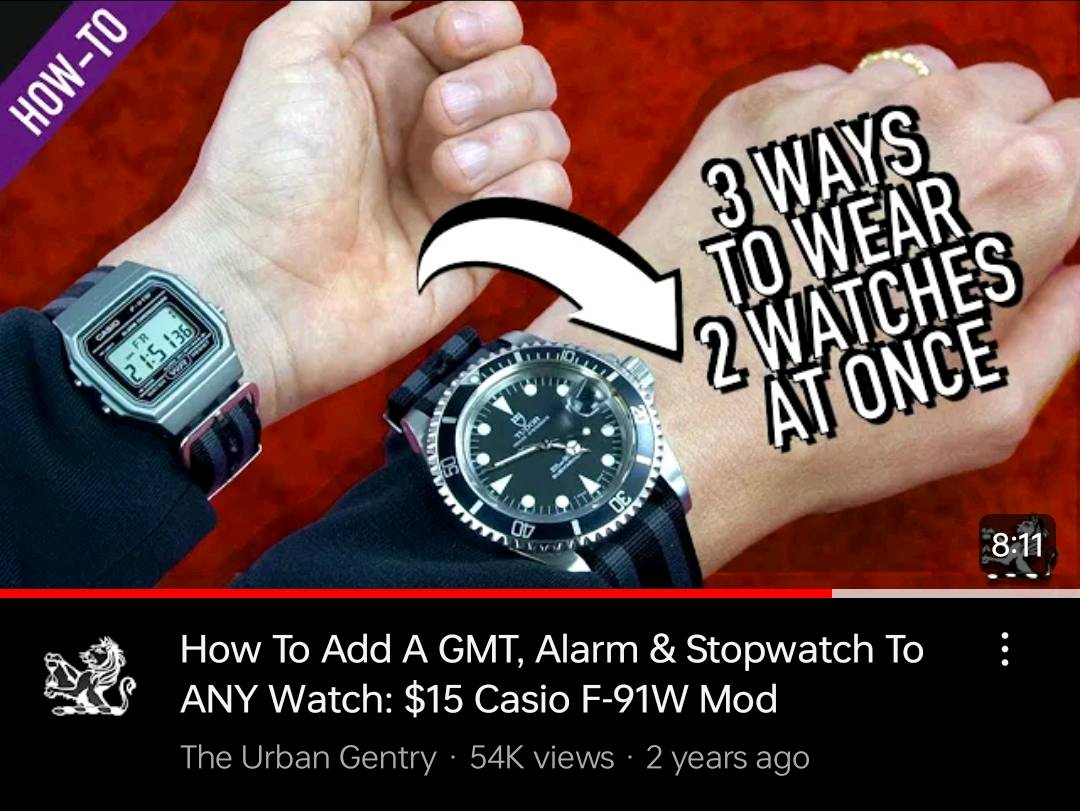 "Two Watches One Strap" | WatchCrunch
