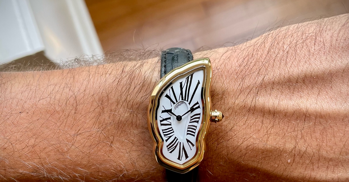 Laphont Melting gold watch | WatchCrunch