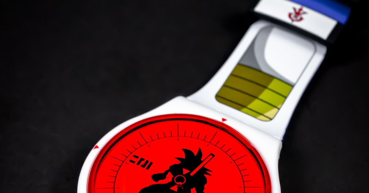 The Dragonball Z Swatch Collab Vegeta watch. #NWA | WatchCrunch
