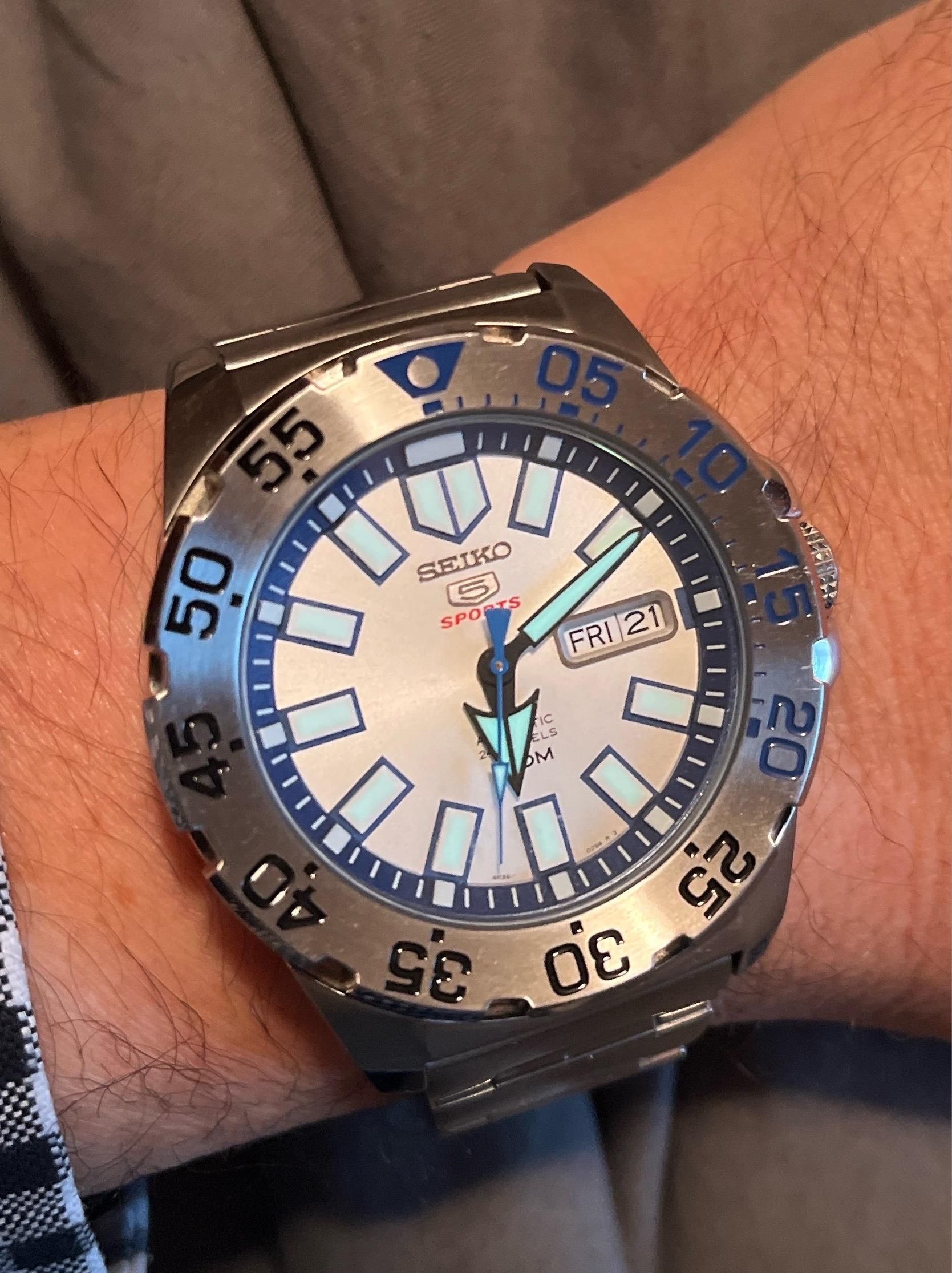Seiko 5 “Baby Ice Monster” | WatchCrunch