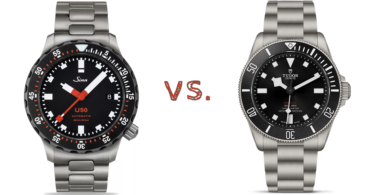 Sinn U50 vs. Tudor P39 | WatchCrunch