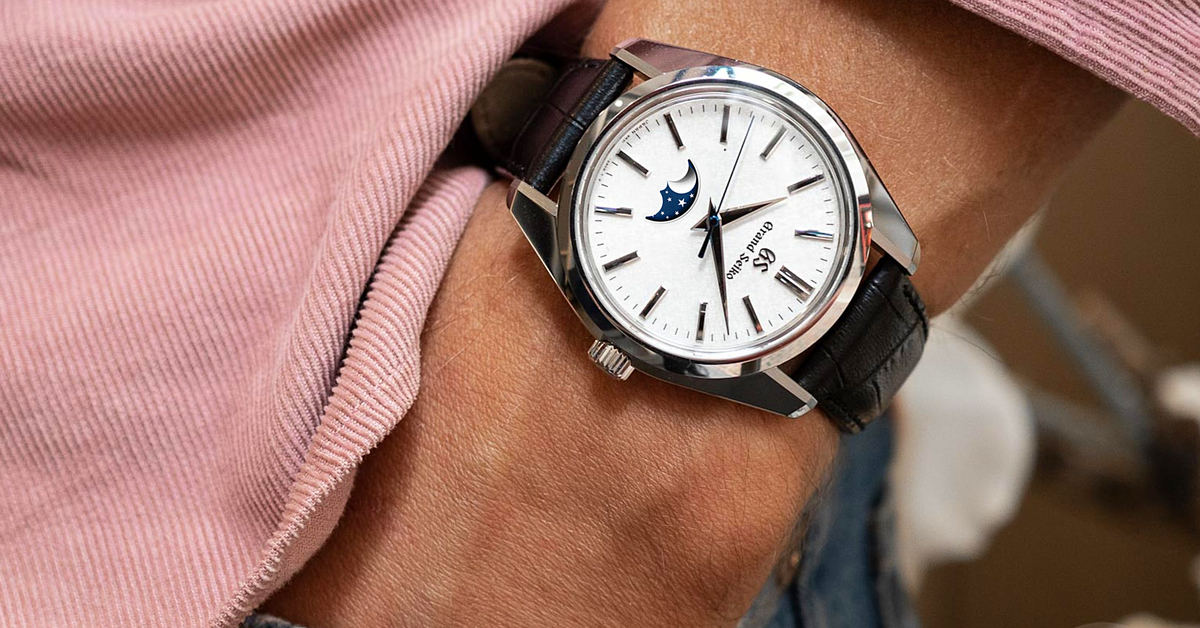 Grand Seiko releases a watch with a moon phase complication in 2023 ...