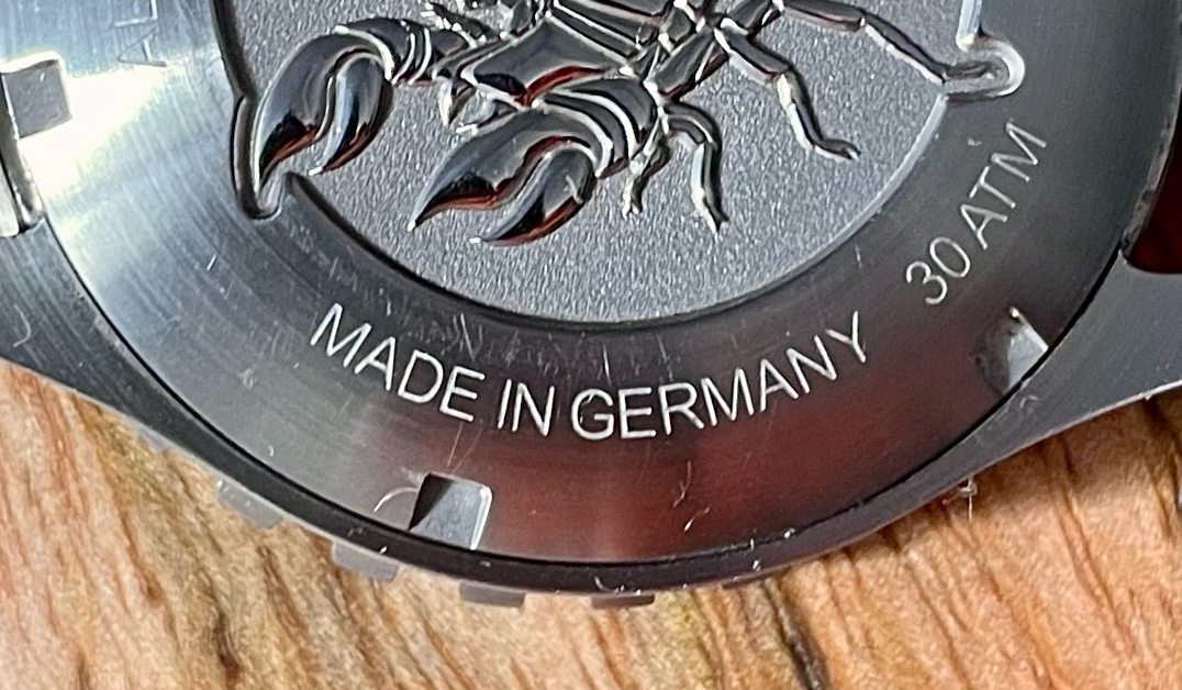 Scorpion Caseback on Laco | WatchCrunch