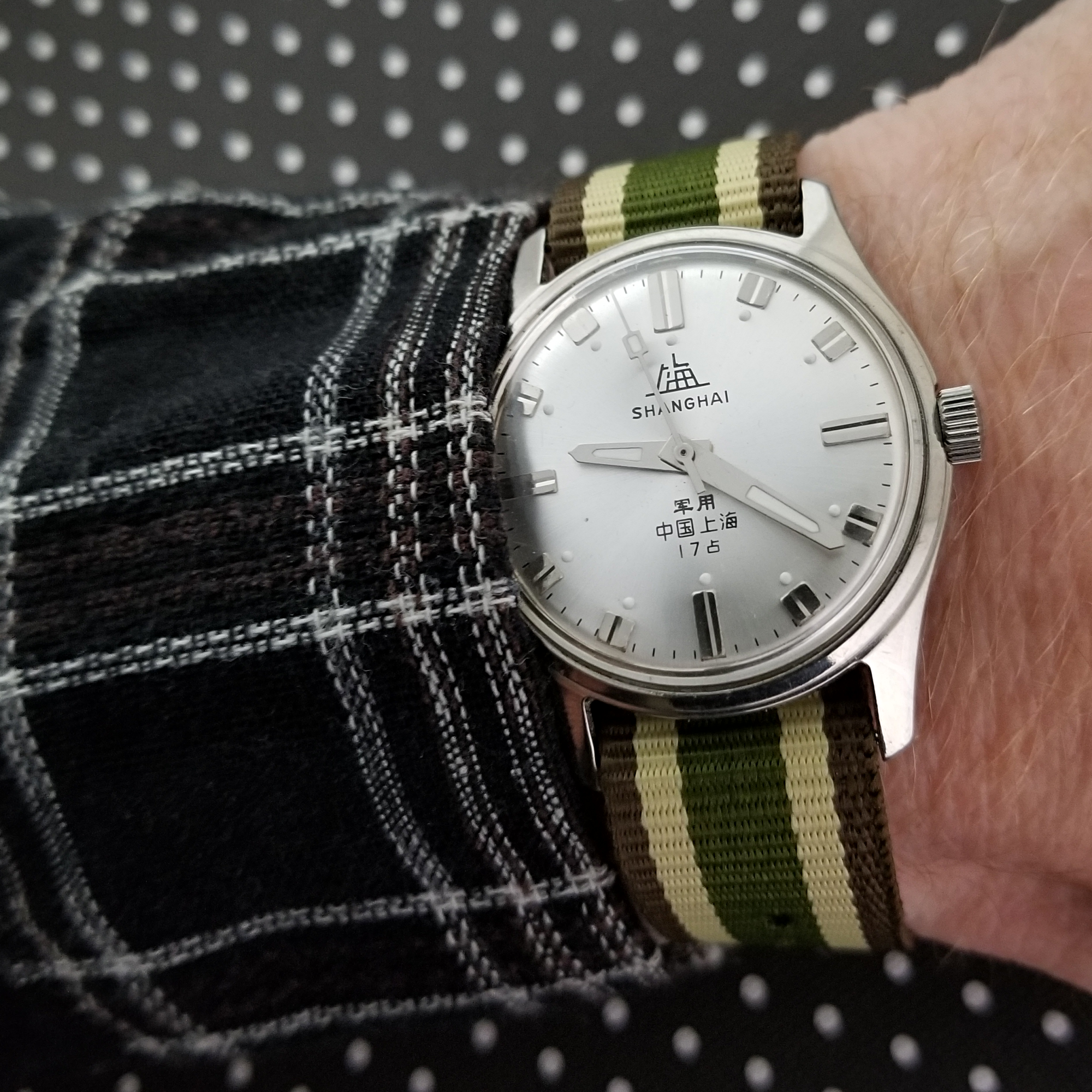 Affordable Shanghai 1120 "military homage" | WatchCrunch
