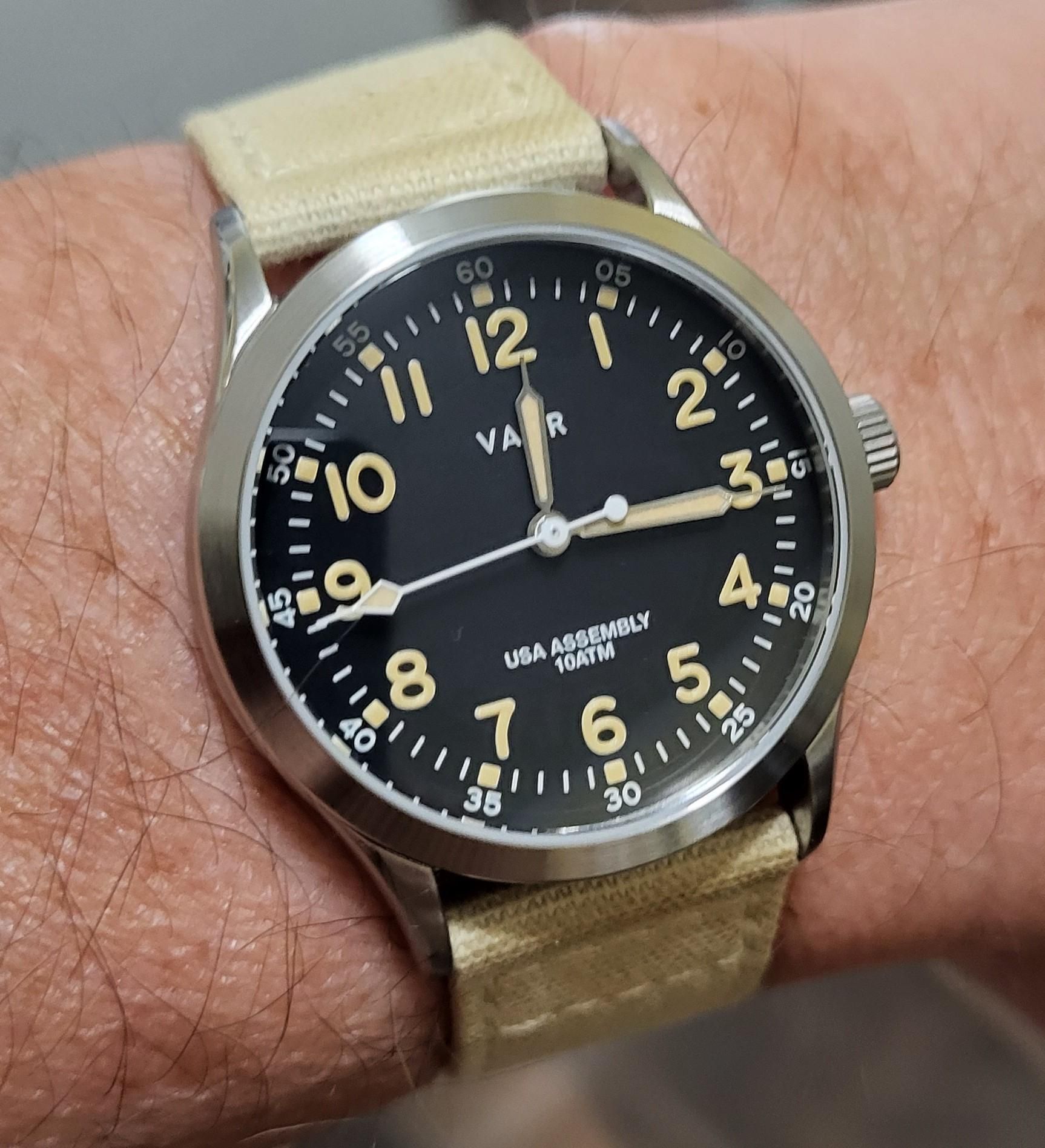New Vaer C3 Korean Field Solar Watch! | WatchCrunch