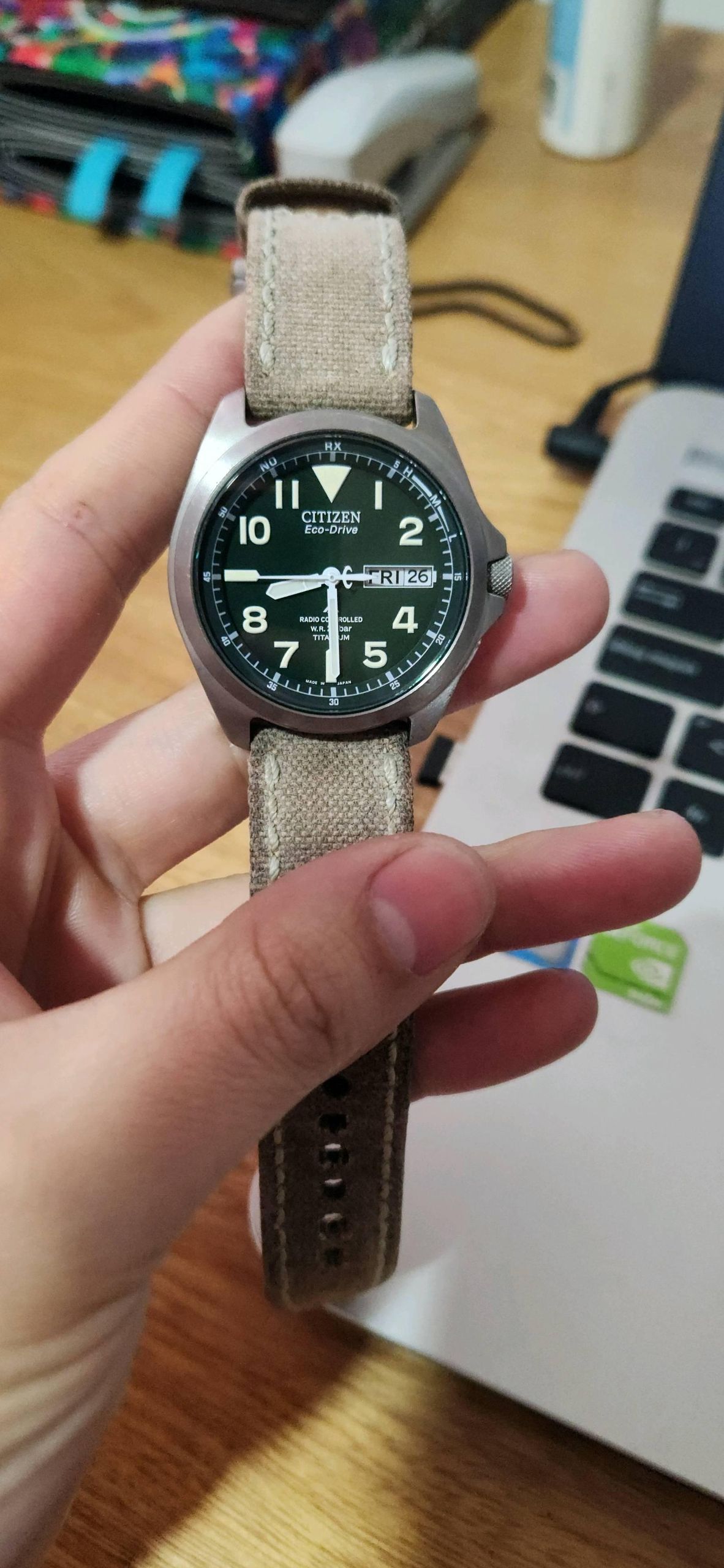 Citizen Eco-Drive promaster land titanium radio controlled | WatchCrunch