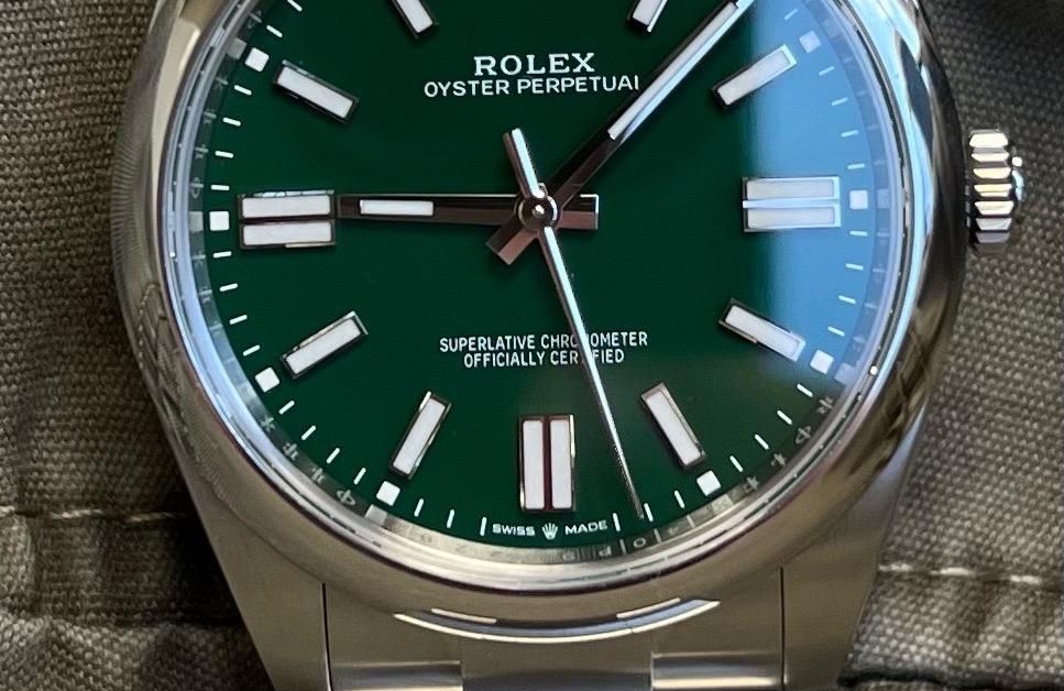 Rolex OP41 Green | WatchCrunch