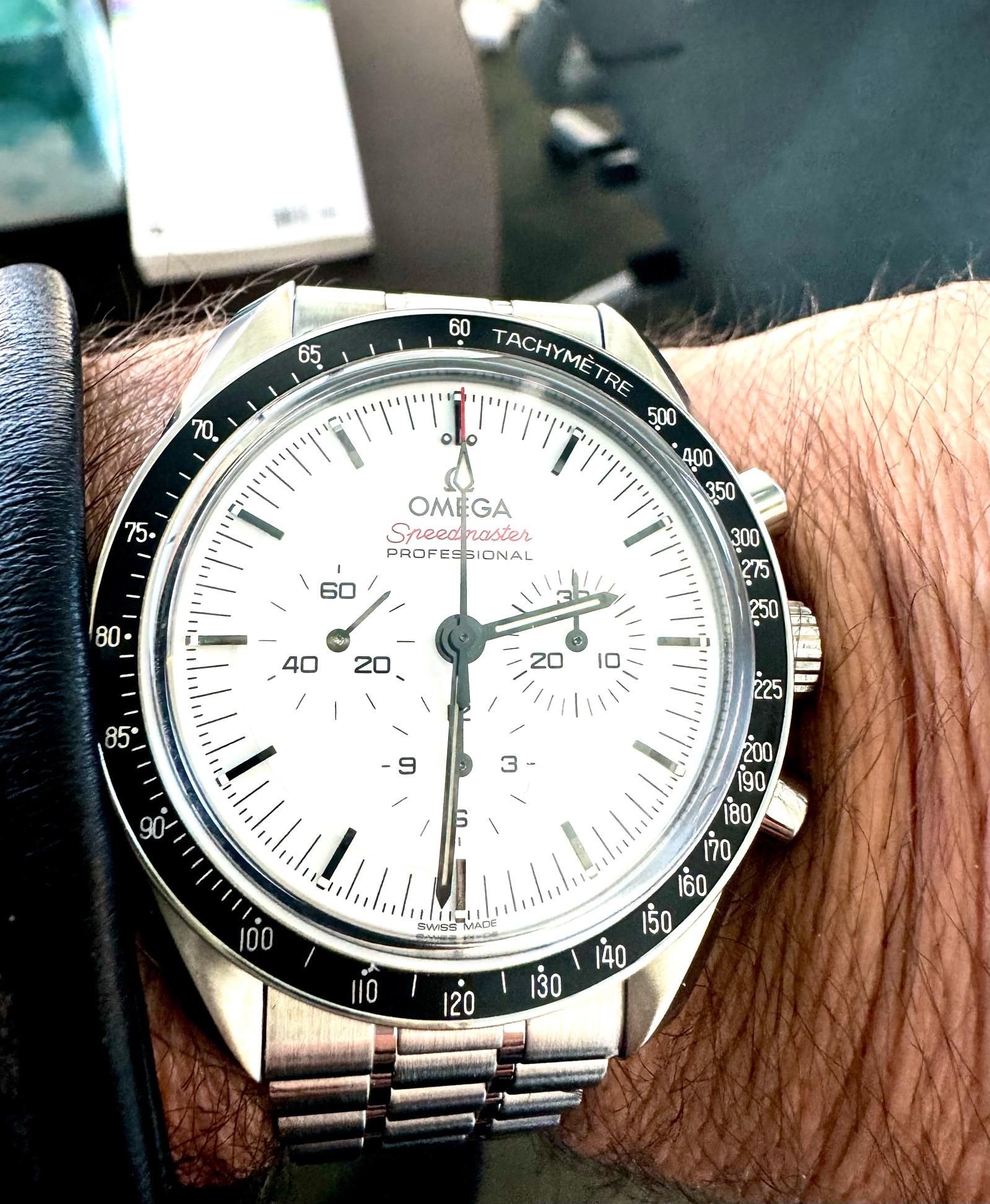 The new White Speedmaster | WatchCrunch