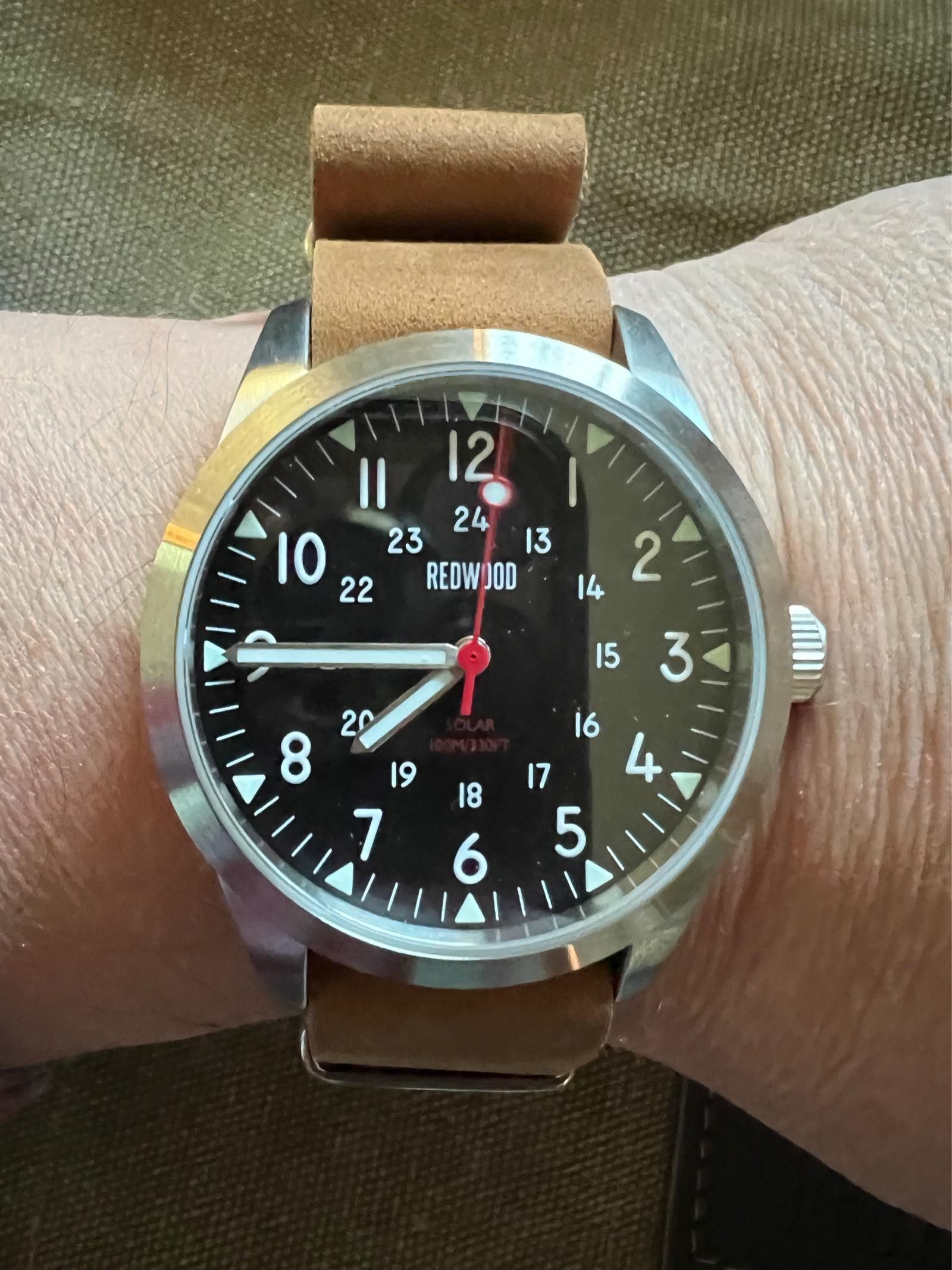 New Watch Day... a Canadian built field watch, the Redwood Kilroy ...