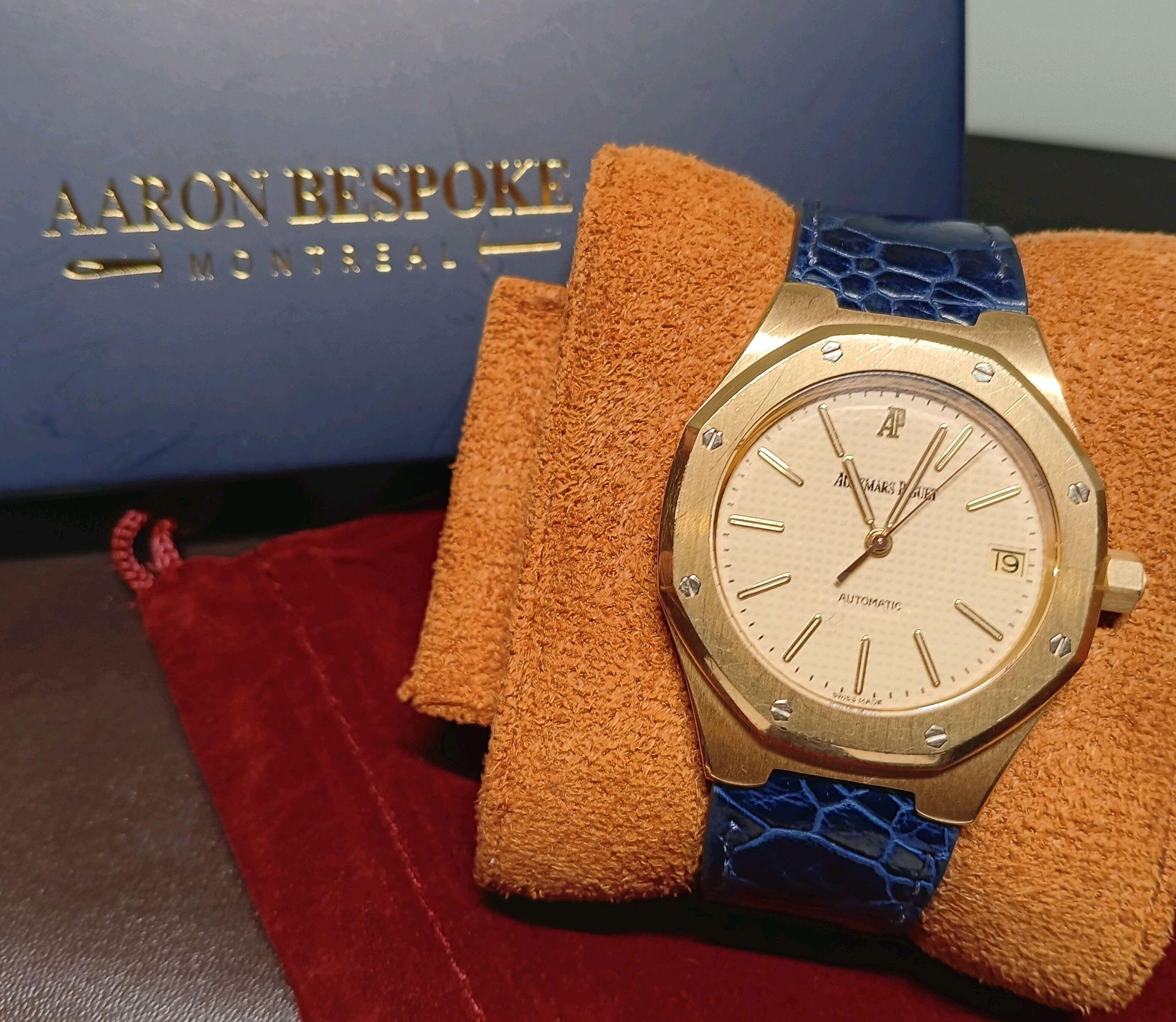 Royal oak + Aaron bespoke | WatchCrunch