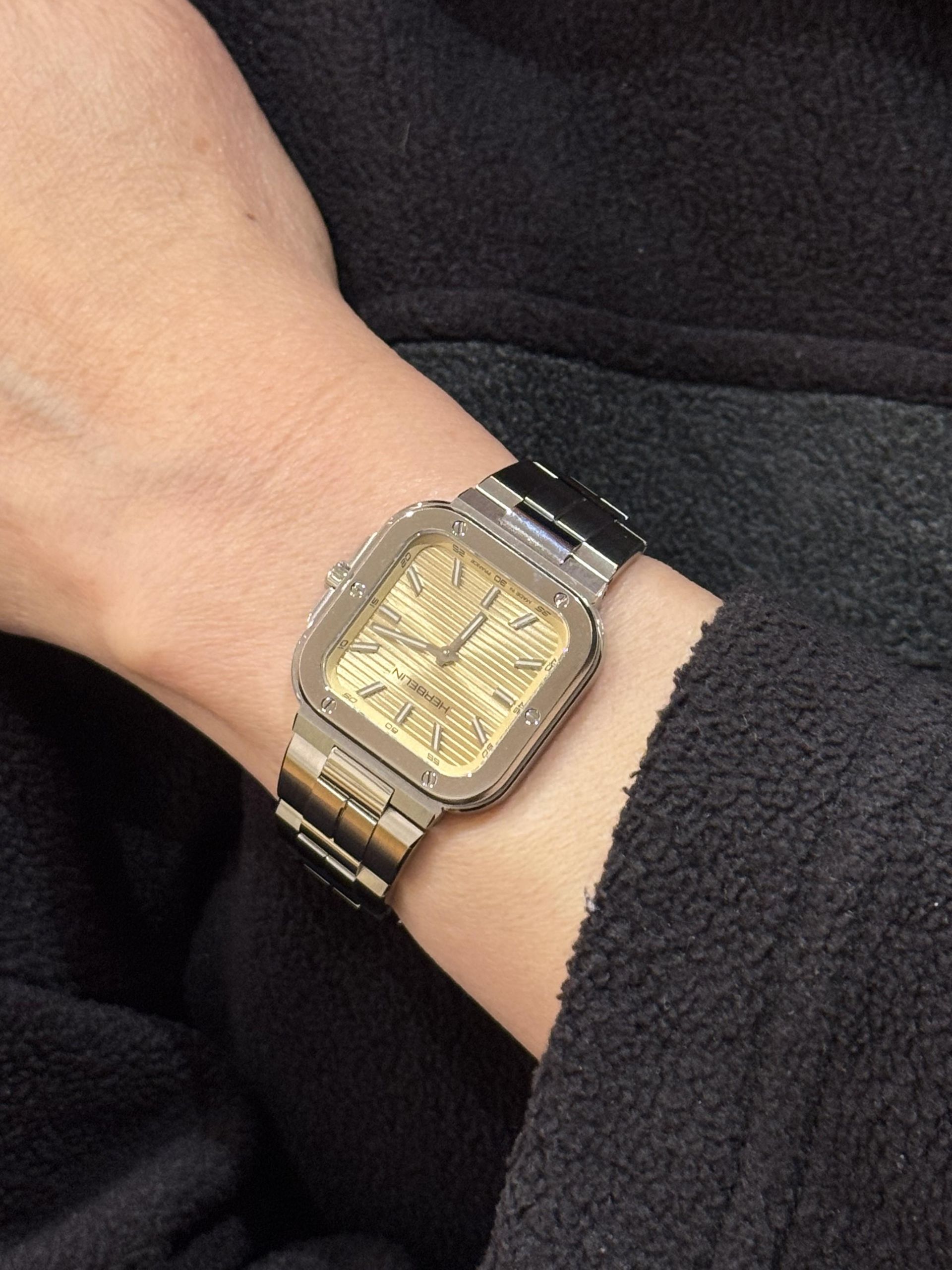 French Elegance - Herbelin Cap Camarat Square Ladies | WatchCrunch