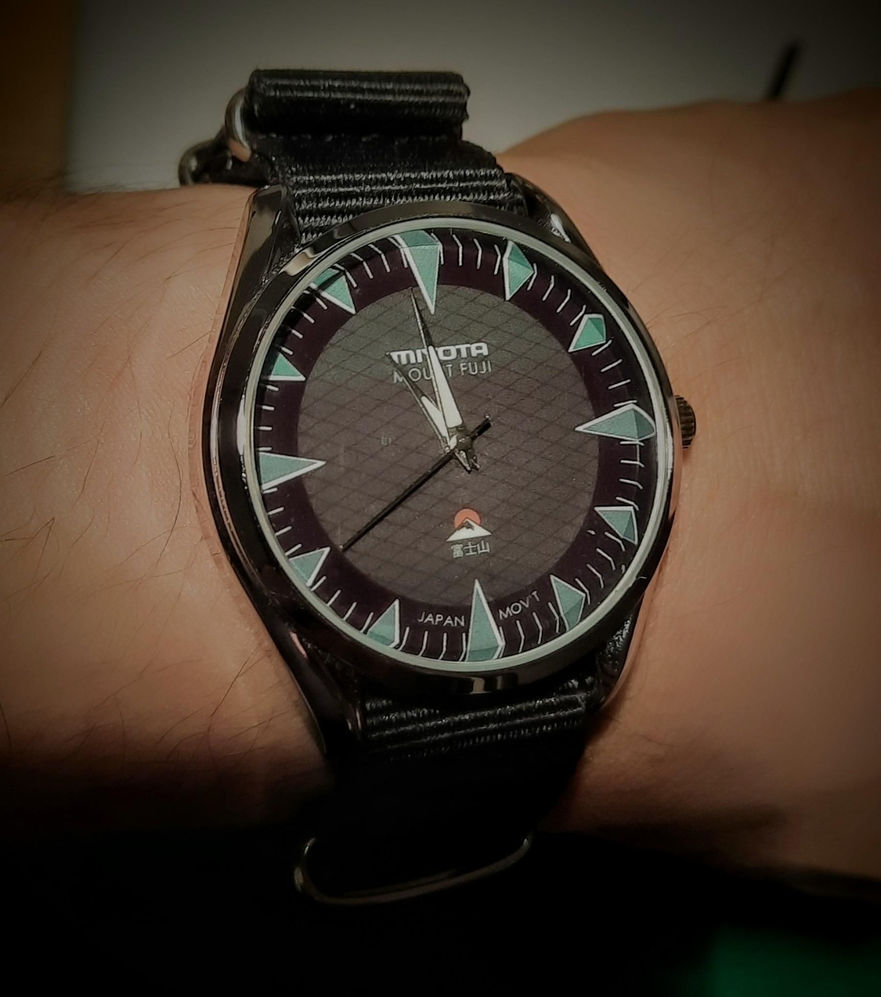 Miyota Mount Fuji watch | WatchCrunch