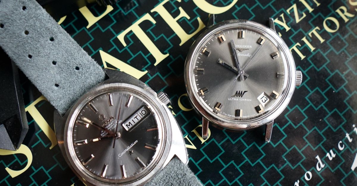 The gray man - Omega Constellation & Longines Ultra Chron in gray ...