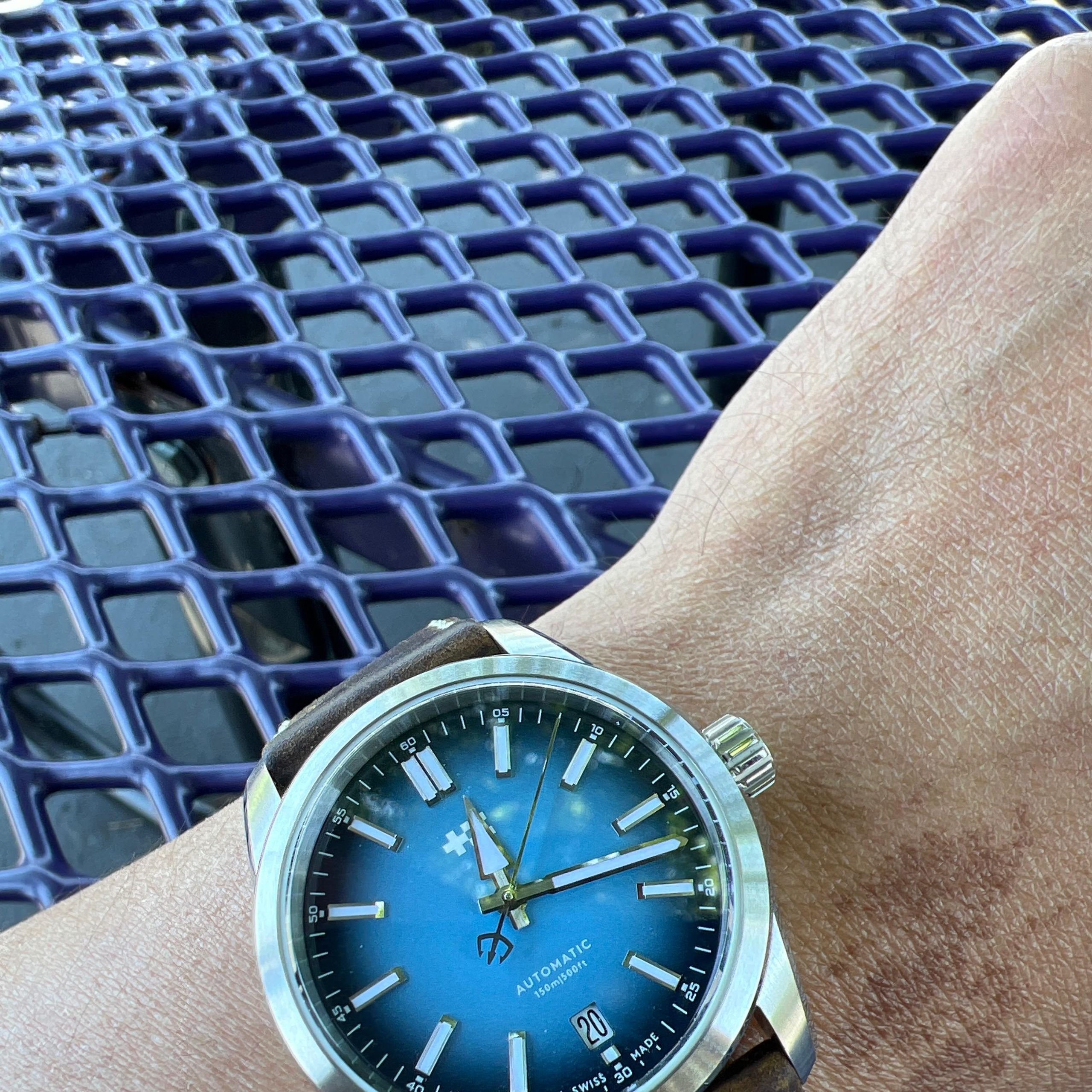C63 Sealander Oxygen Blue by Christopher Ward | WatchCrunch