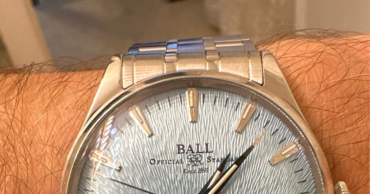 Ball Trainmaster Eternity Ice Blue | WatchCrunch