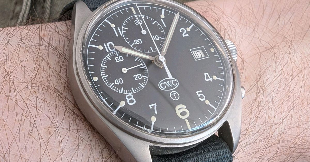 First mechanical watch: CWC Mechanical Chrono | WatchCrunch