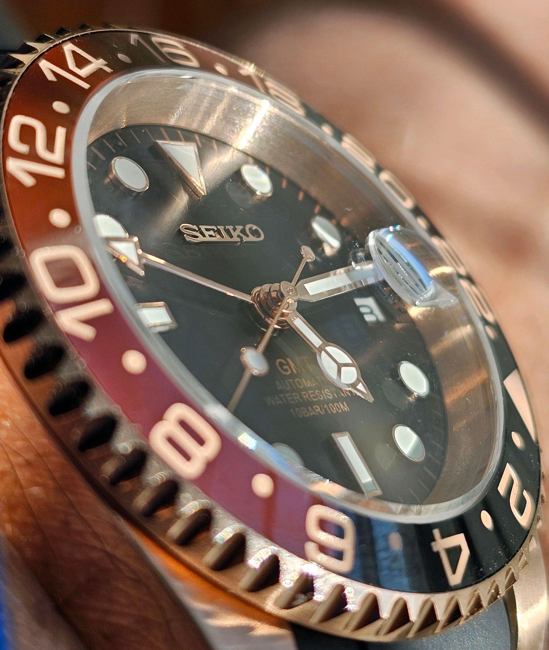 Modded Seiko GMT (Rolex GMT Master II Homage) | WatchCrunch