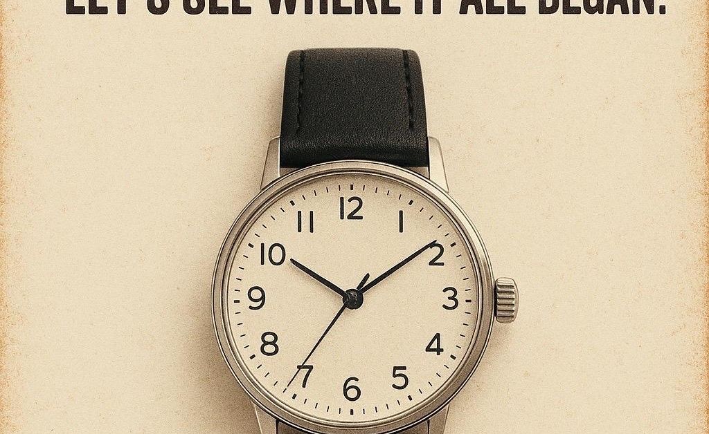 What was your first watch? And how did you get into this watch world ...