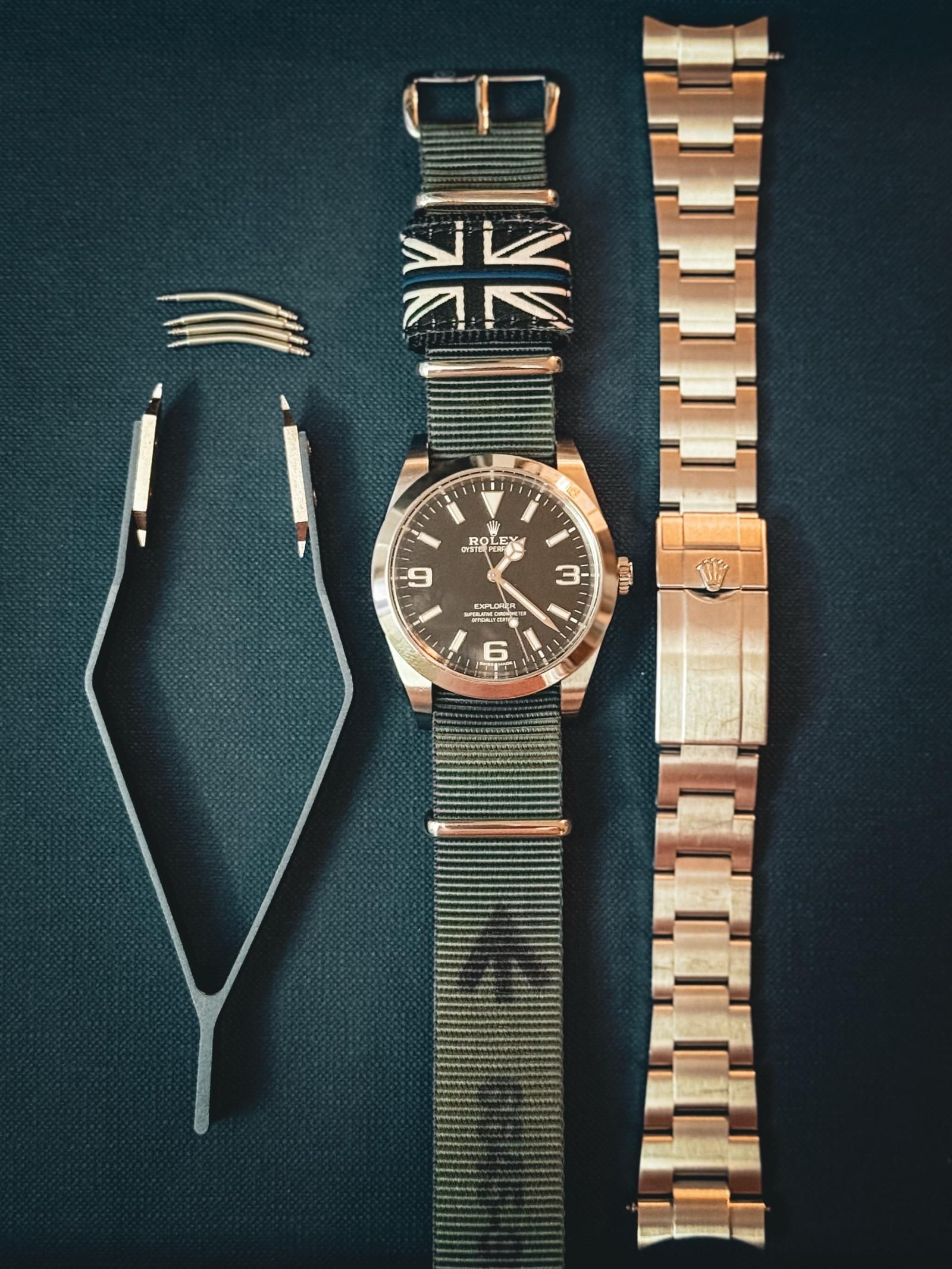 Needed a change: Rolex Explorer 39 on a nato strap 😁 | WatchCrunch