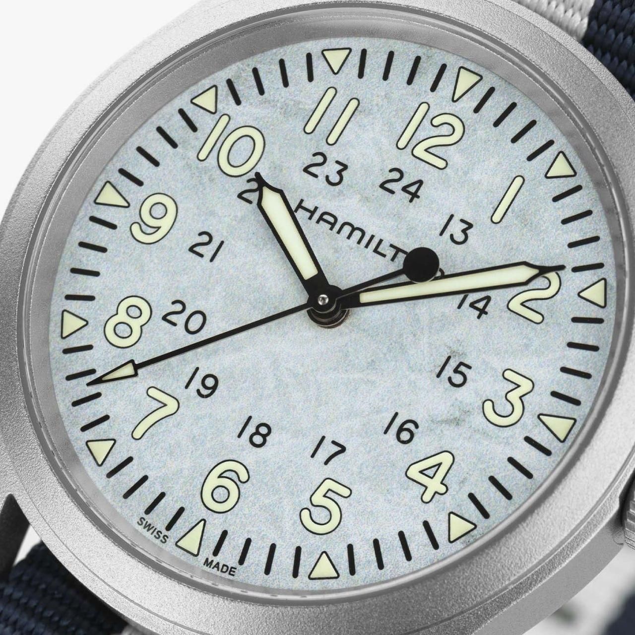 Hamilton Khaki Field Mechanical 38mm Zermatt-Exclusive Edition ...