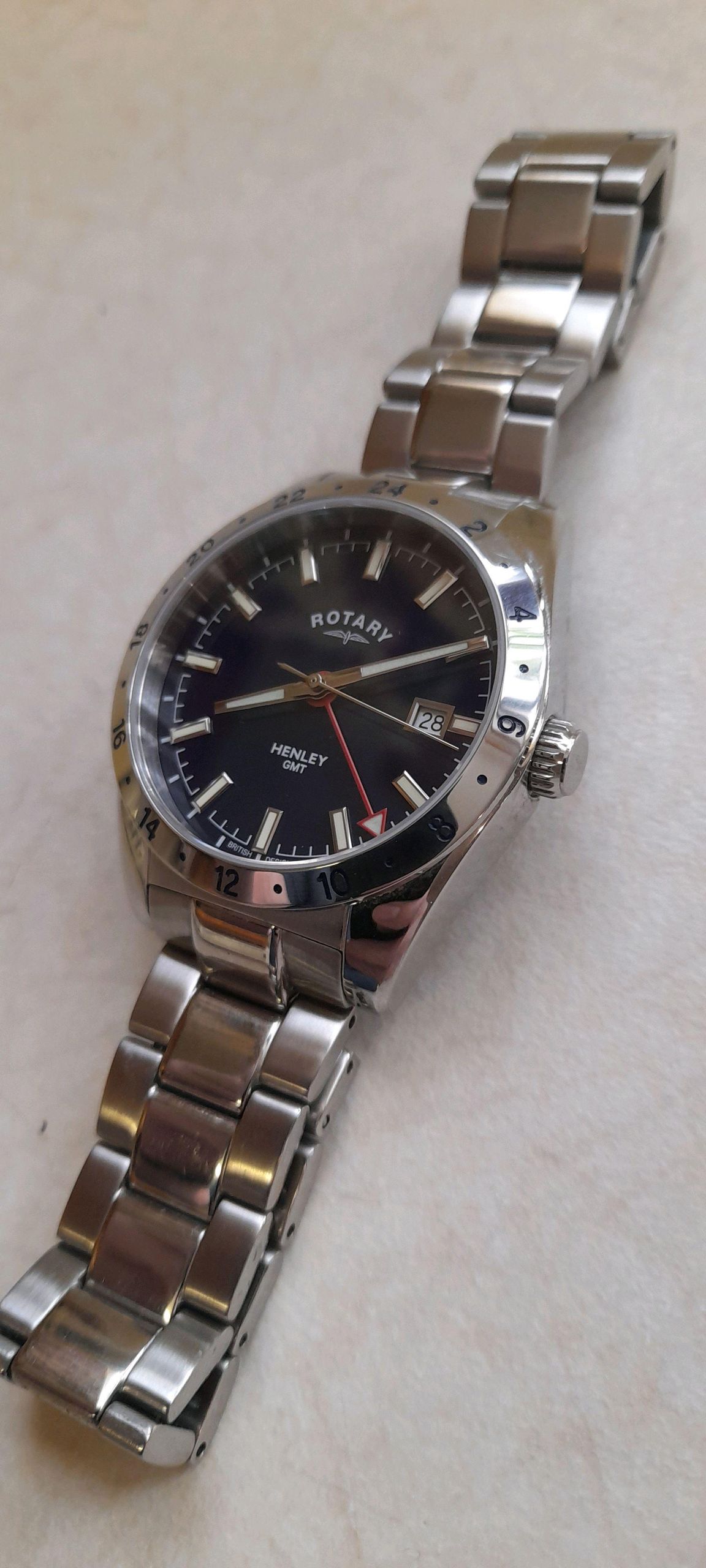 Blue Friday Rotary Henley GMT | WatchCrunch