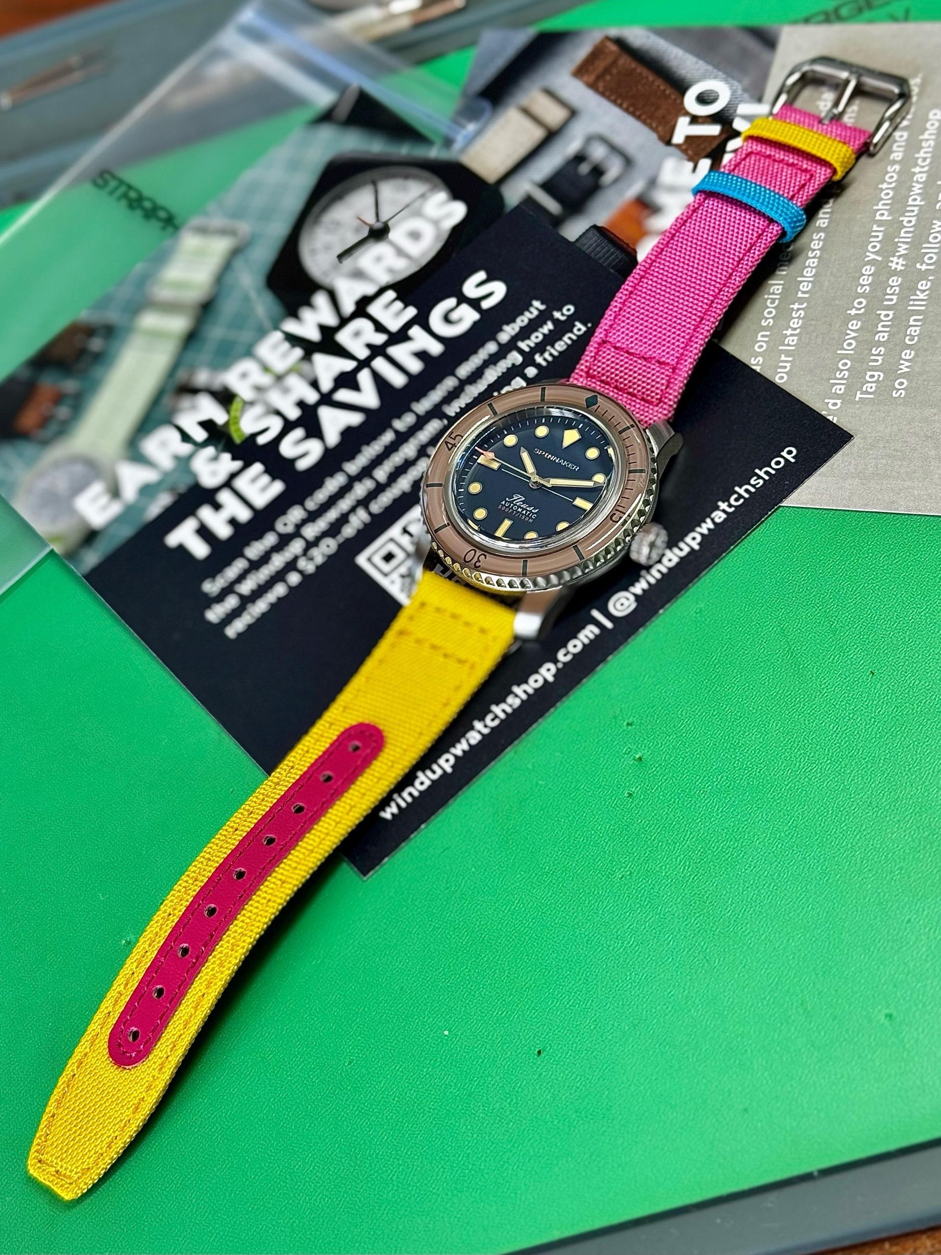 WORN & WOUND X STRAPHABIT RIDE TO CONQUER CANCER TEAM WATCH STRAP ...