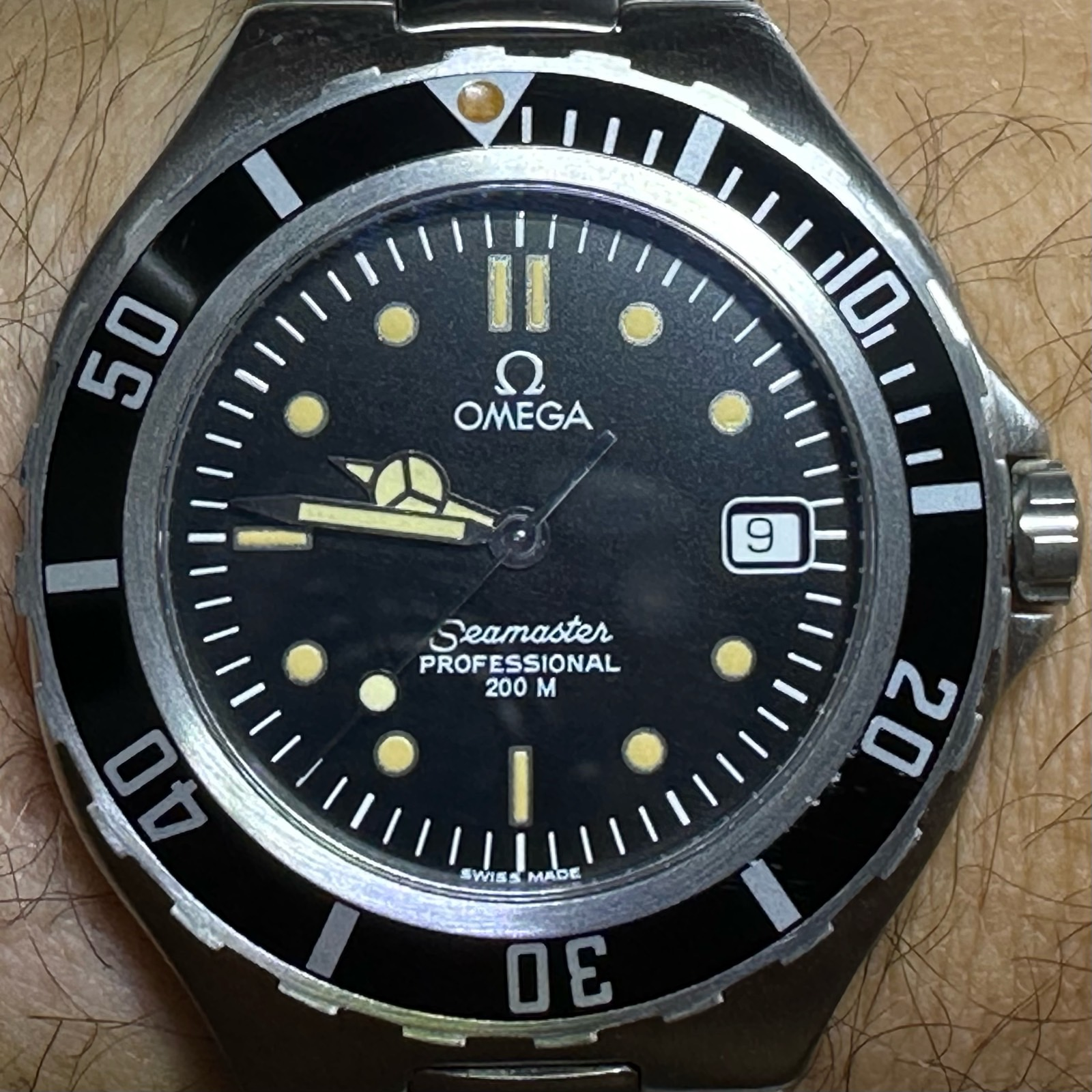 1988 OMEGA Seamaster Professional 200 “PRE-BOND” Analog Mid-Size Quartz ...