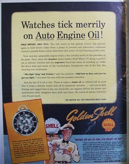 Girard-Perregaux Shell Oil Pocket Watch | WatchCrunch