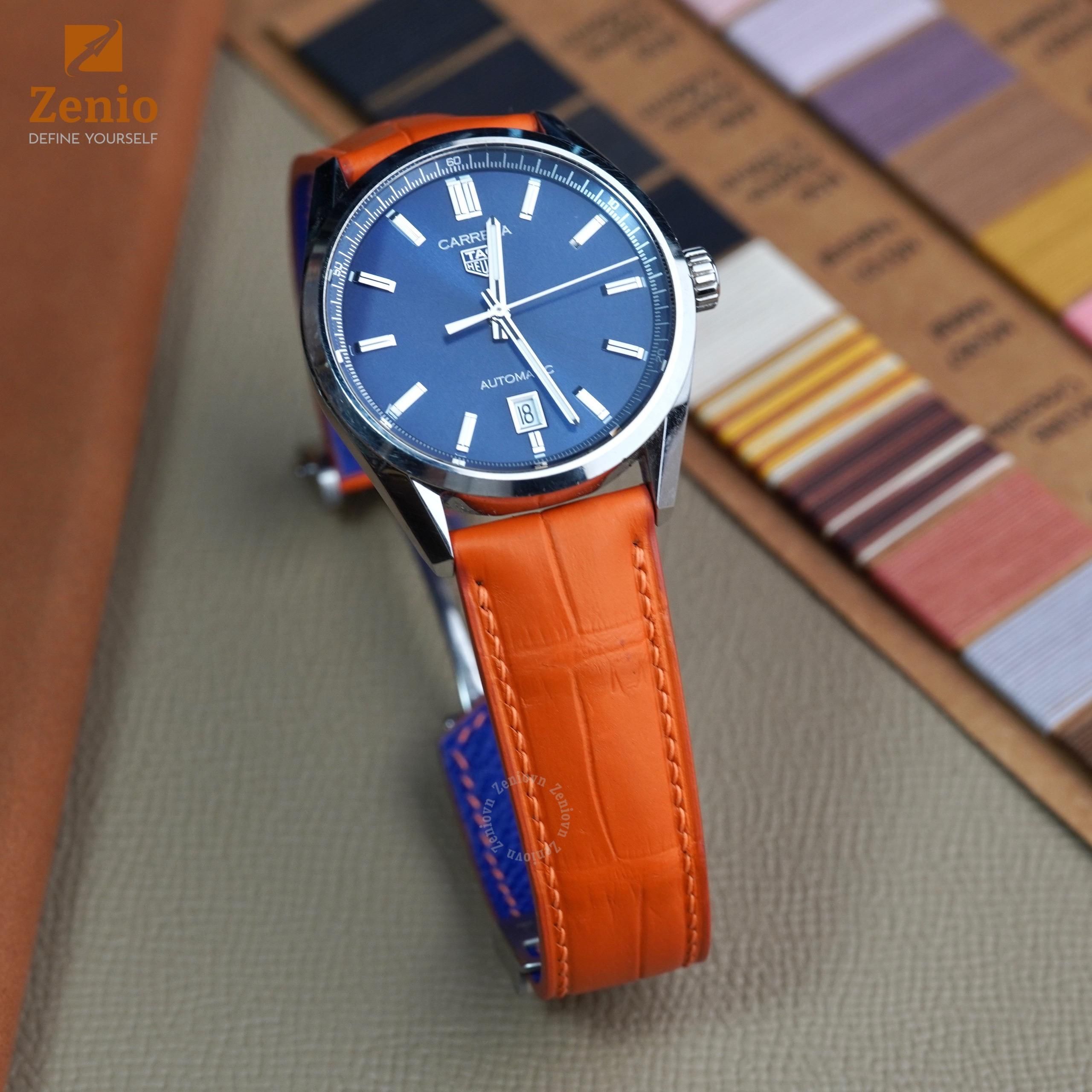 🇺🇸 Custom Alligator Leather Strap for TAG Heuer | WatchCrunch