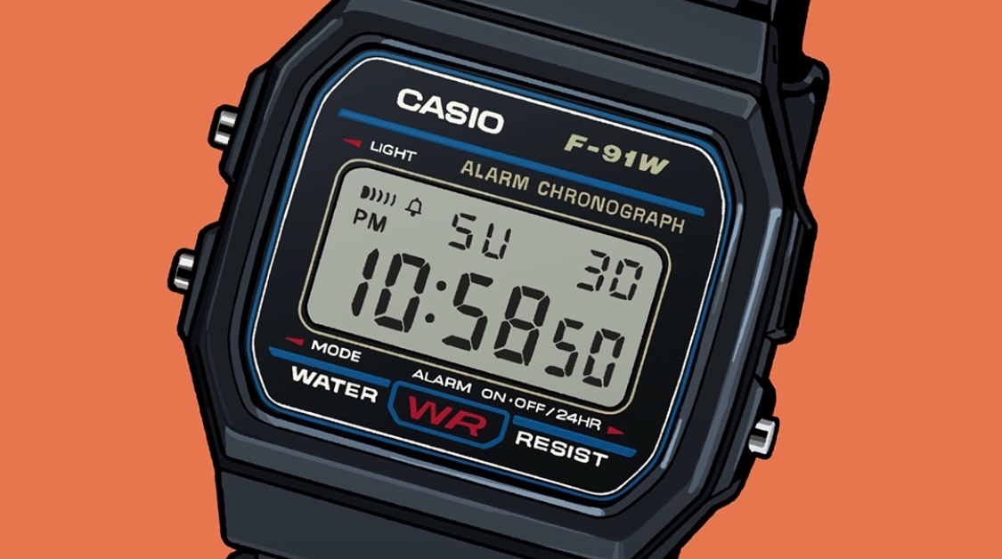 Casio F-91W Probably the most iconic and the watch with most sales of ...