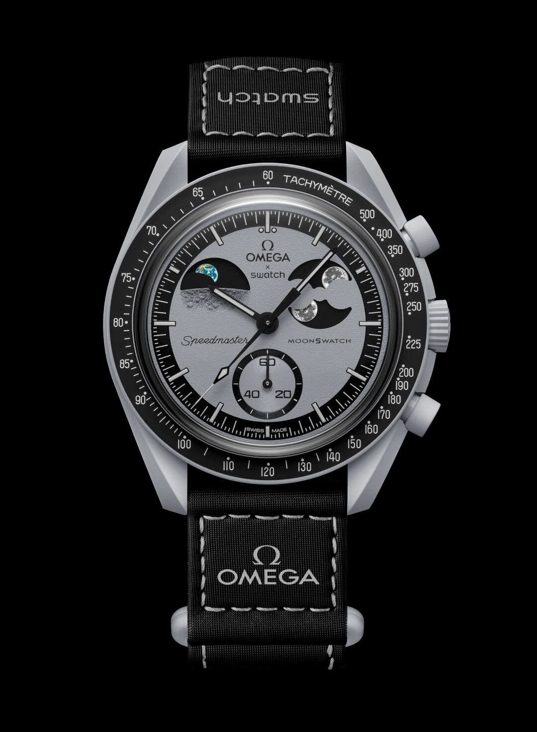Omega X Swatch Moonswatch Mission to Earthphase | WatchCrunch