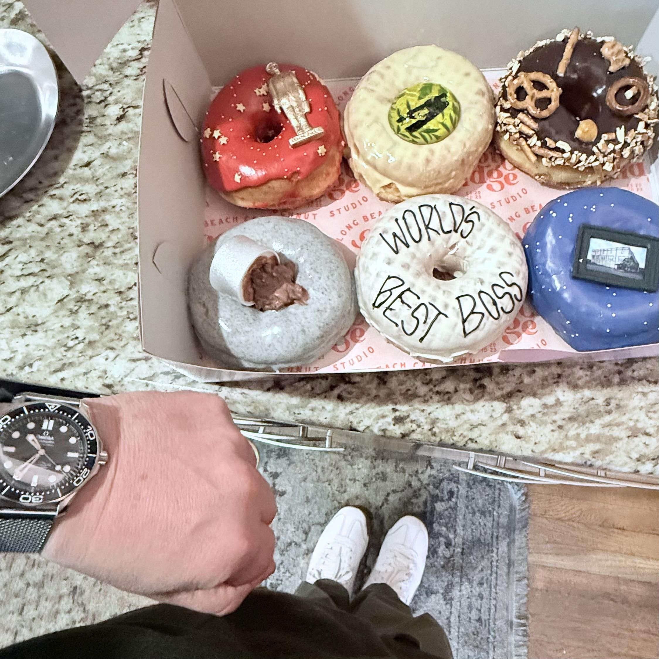Omega & The Office Themed Doughnuts | WatchCrunch