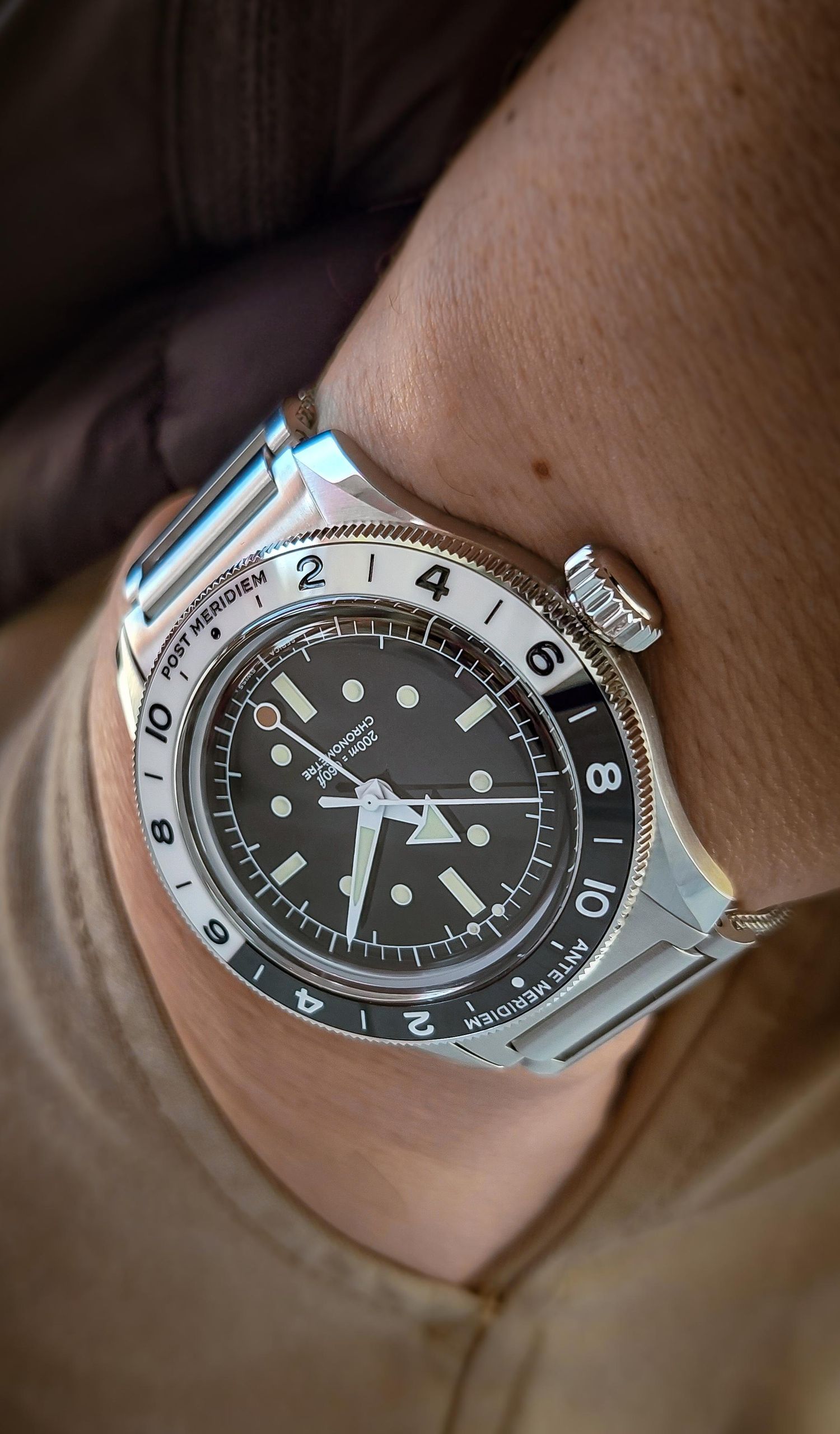 Serica 8315 GMT Chronometre works with Serica 5303 Mesh Bracelet ...