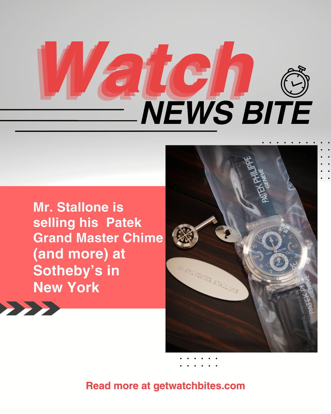 Mr. Stallone's collection at Sotheby's | WatchCrunch