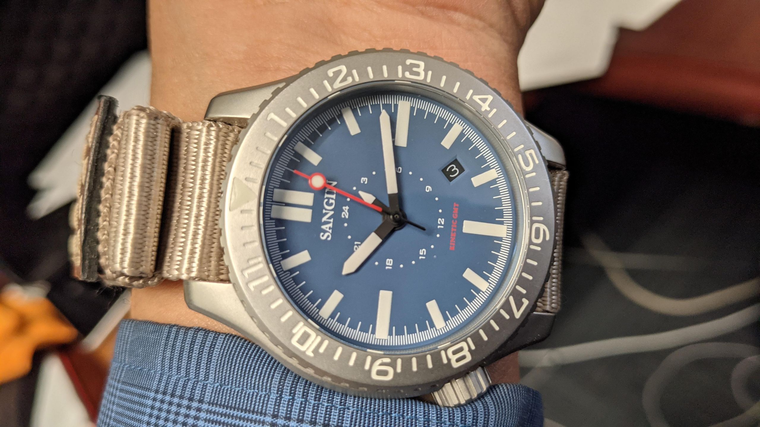 Sangin Kinetic II Blue Maverick | WatchCrunch