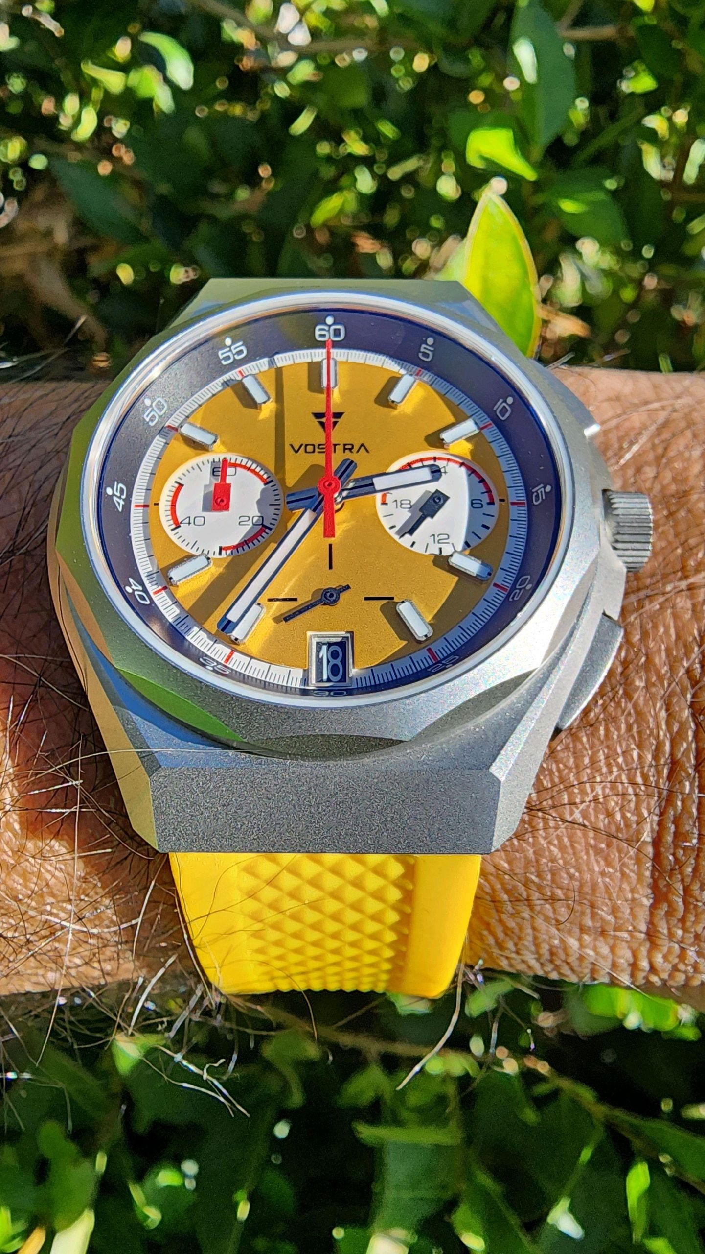 VOSTRA VECTOR - Electro Yellow | WatchCrunch