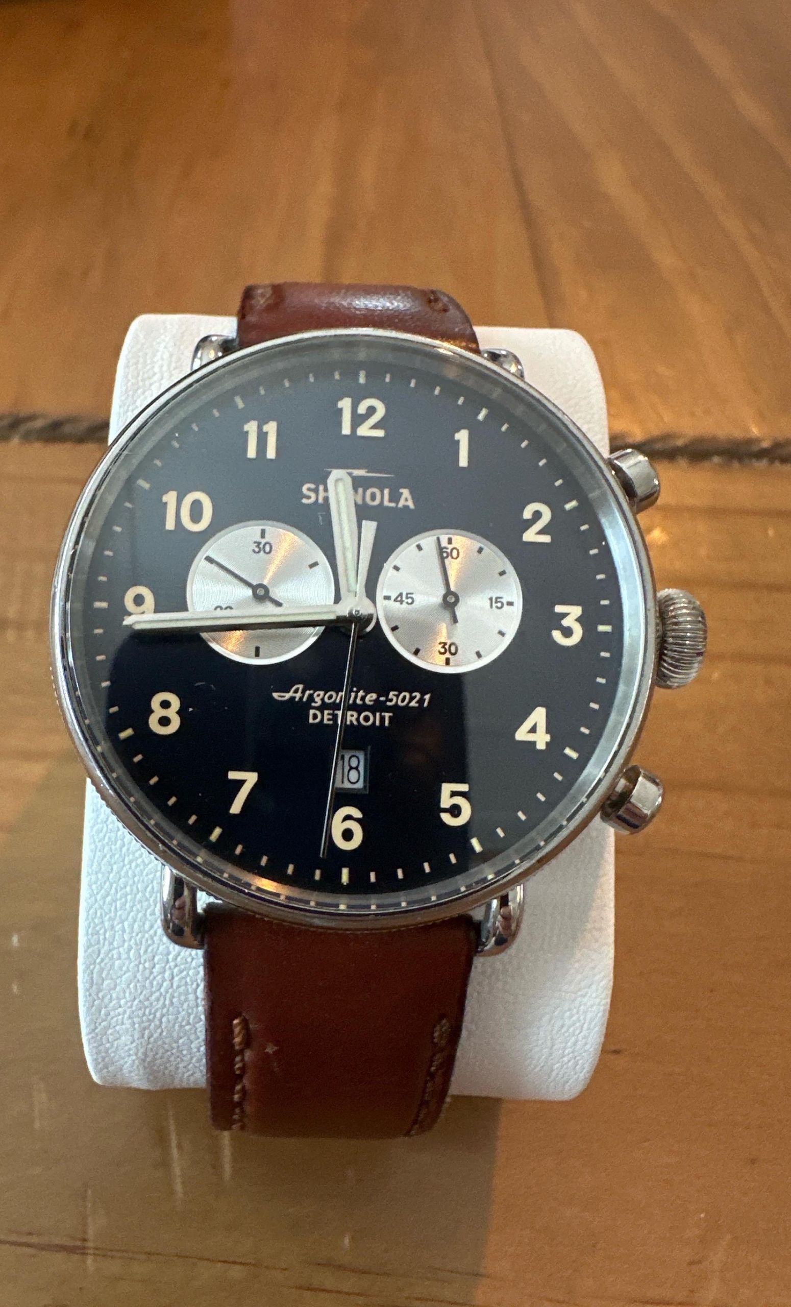 Pre-Owned Shinola Runwell chronograph For Sale