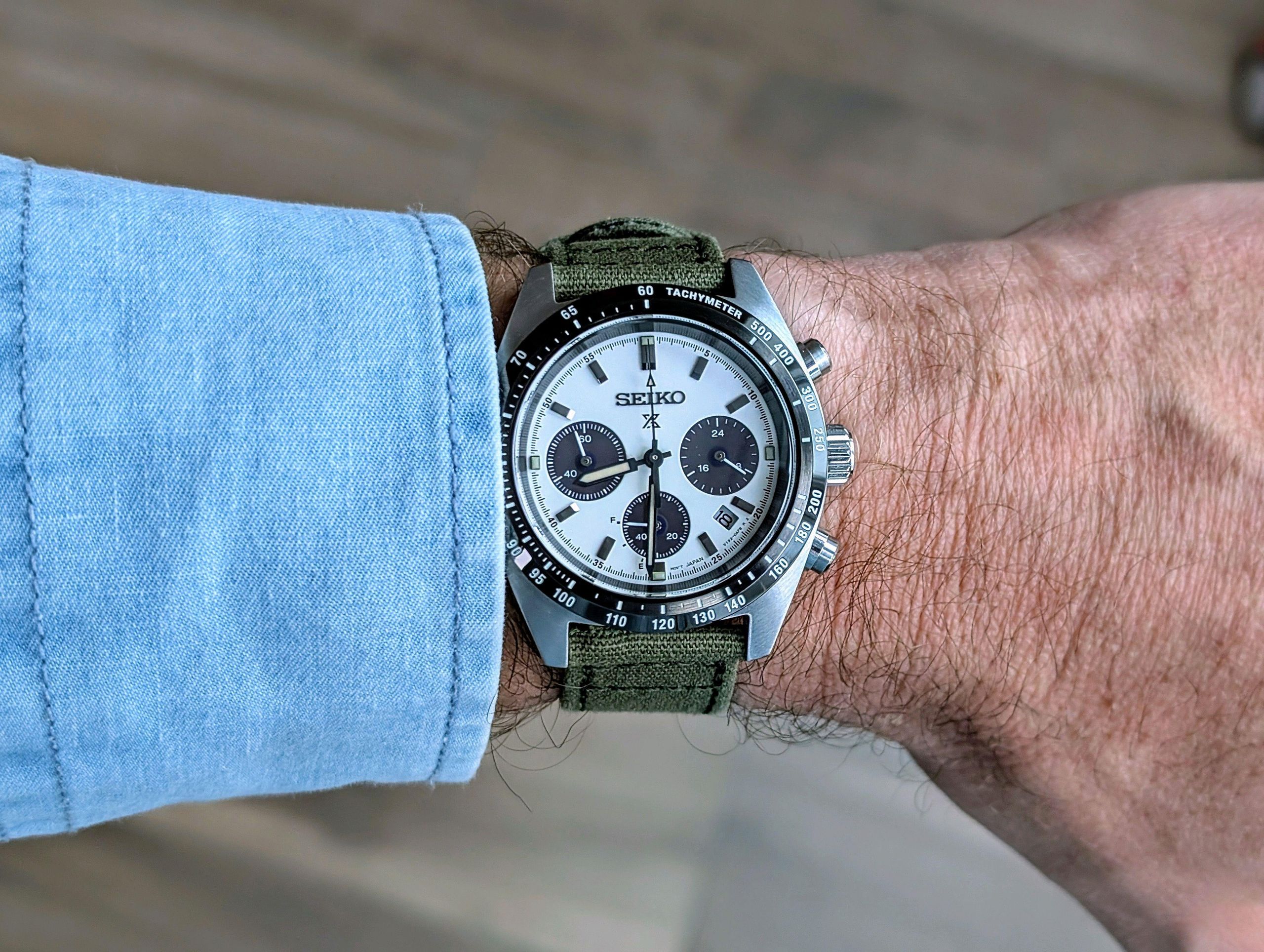 Seiko Speedtimer Solar Panda SSC813 | WatchCrunch