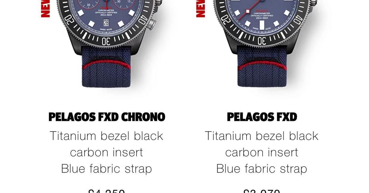 New Pelagos FXD x Red Bull | WatchCrunch