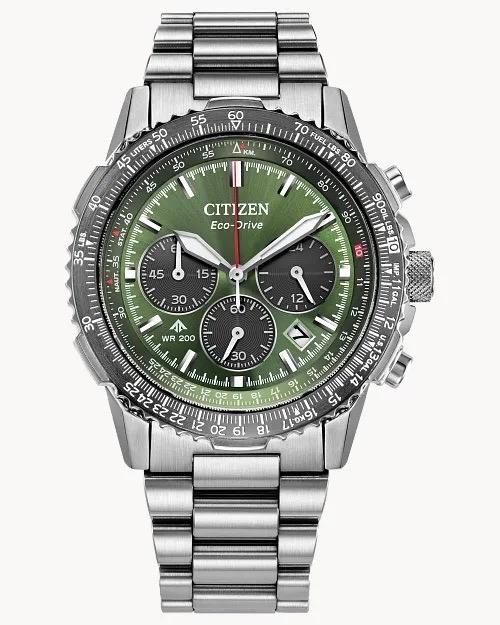 Citizen Promaster Air Navihawk Khaki Dial Chronograph | WatchCrunch